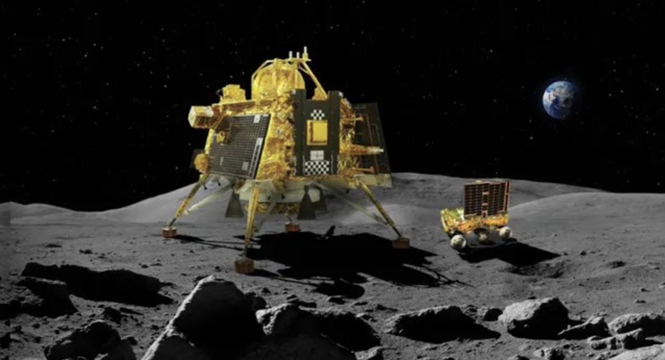 India Becomes Fourth Nation to Touch Down on the Moon In Mission to ...