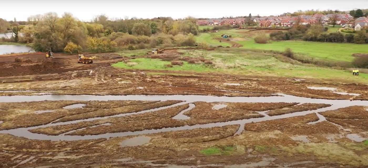 An Unloved English Field Restored to Beautiful Brook as Part of a Large ...