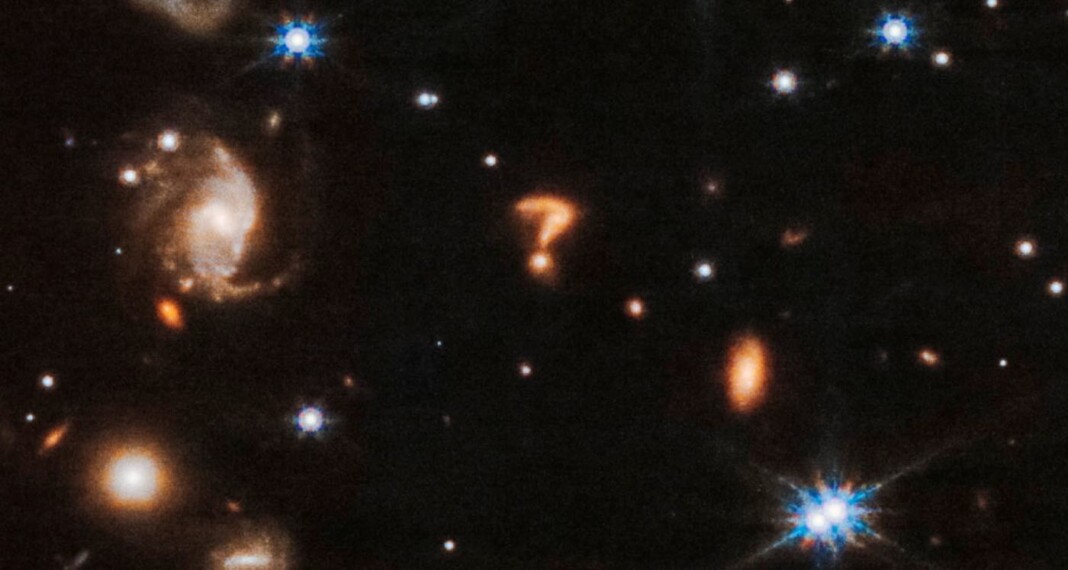 Cosmic Question Mark Spotted in Deep Space By the Webb Space Telescope