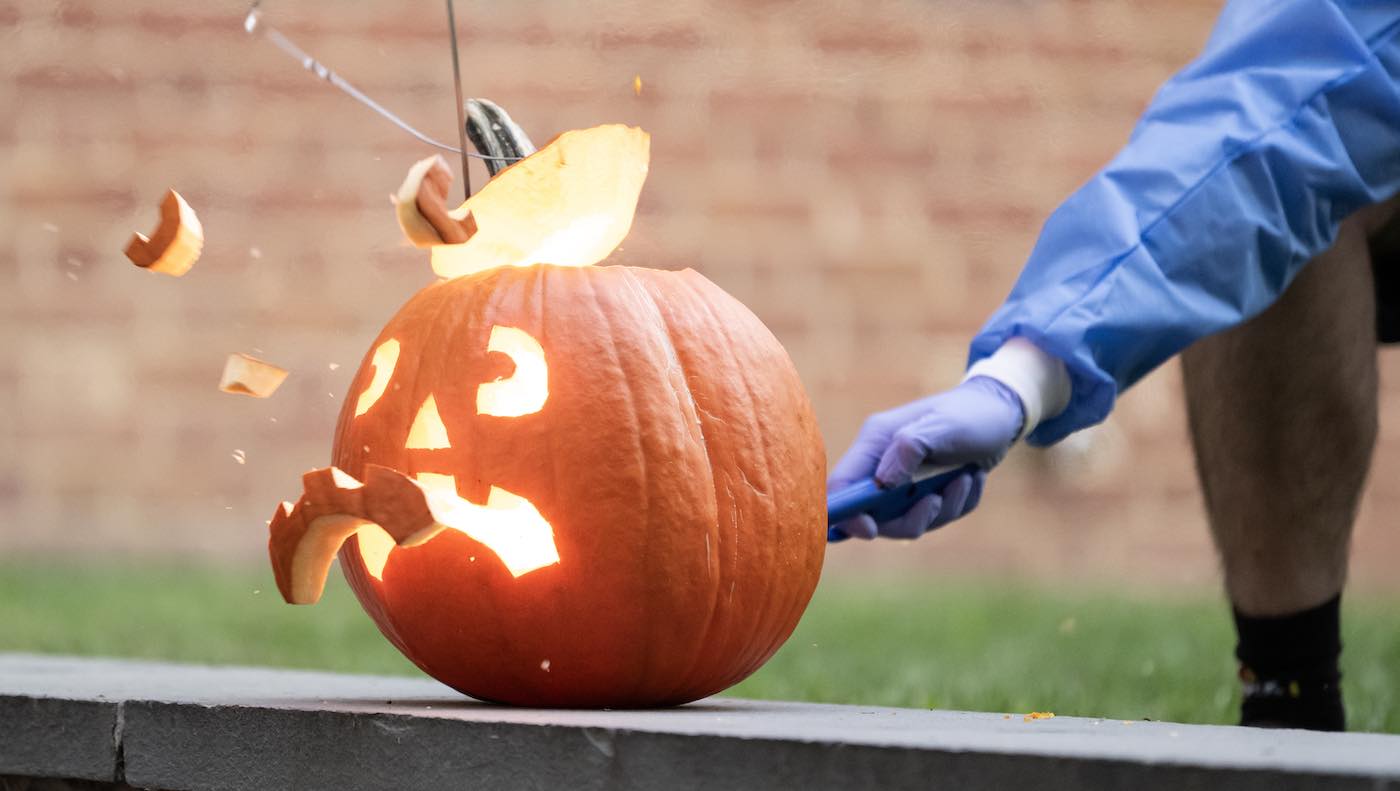 Chemistry Students Explode Pumpkins to Infuse Halloween With Science ...