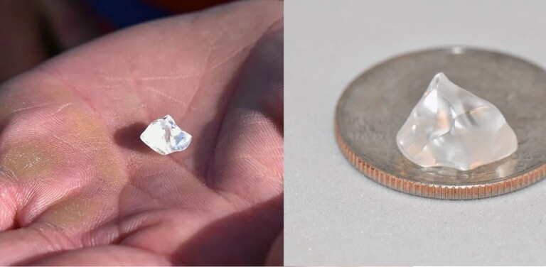 Man Finds Largest Colorless Diamond in Arkansas State Park's Modern History