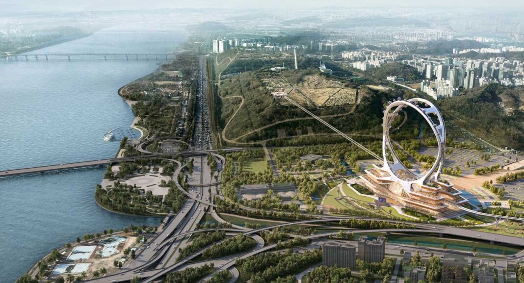 The World’s Highest Spokeless Ferris Wheel Set for Construction