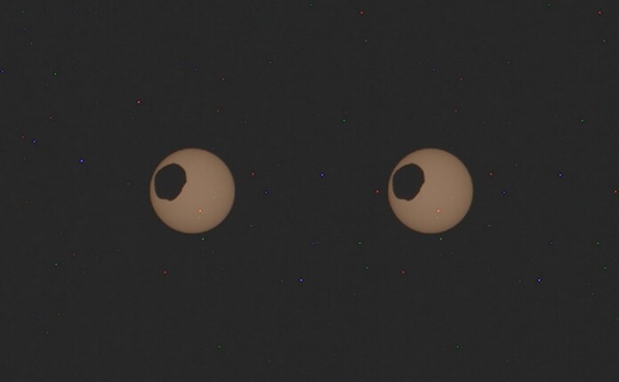 Images of Mars Eclipse Sparks Amusement Because it Looks Like a Googly Eye
