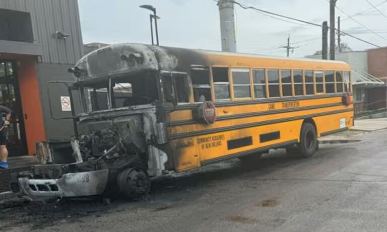 School Bus Catches on Fire, Driver Gets All the Kids Out–and Herself ...