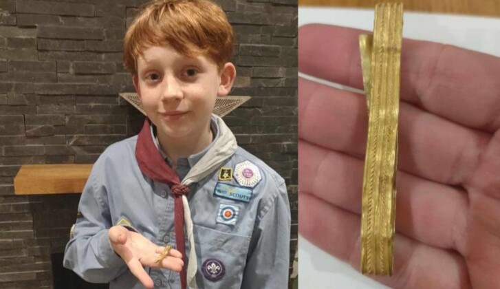 Boy Finds Rare Gold Roman Bracelet in a Field Where it Was Lying for ...