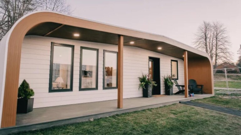 The World’s Largest 3D Printer Is Building Cozy Homes from Wood