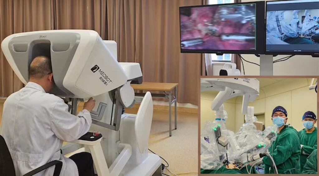 Chinese Doctor Removes Patient's Lung Tumor Using Robot from 3,000 ...