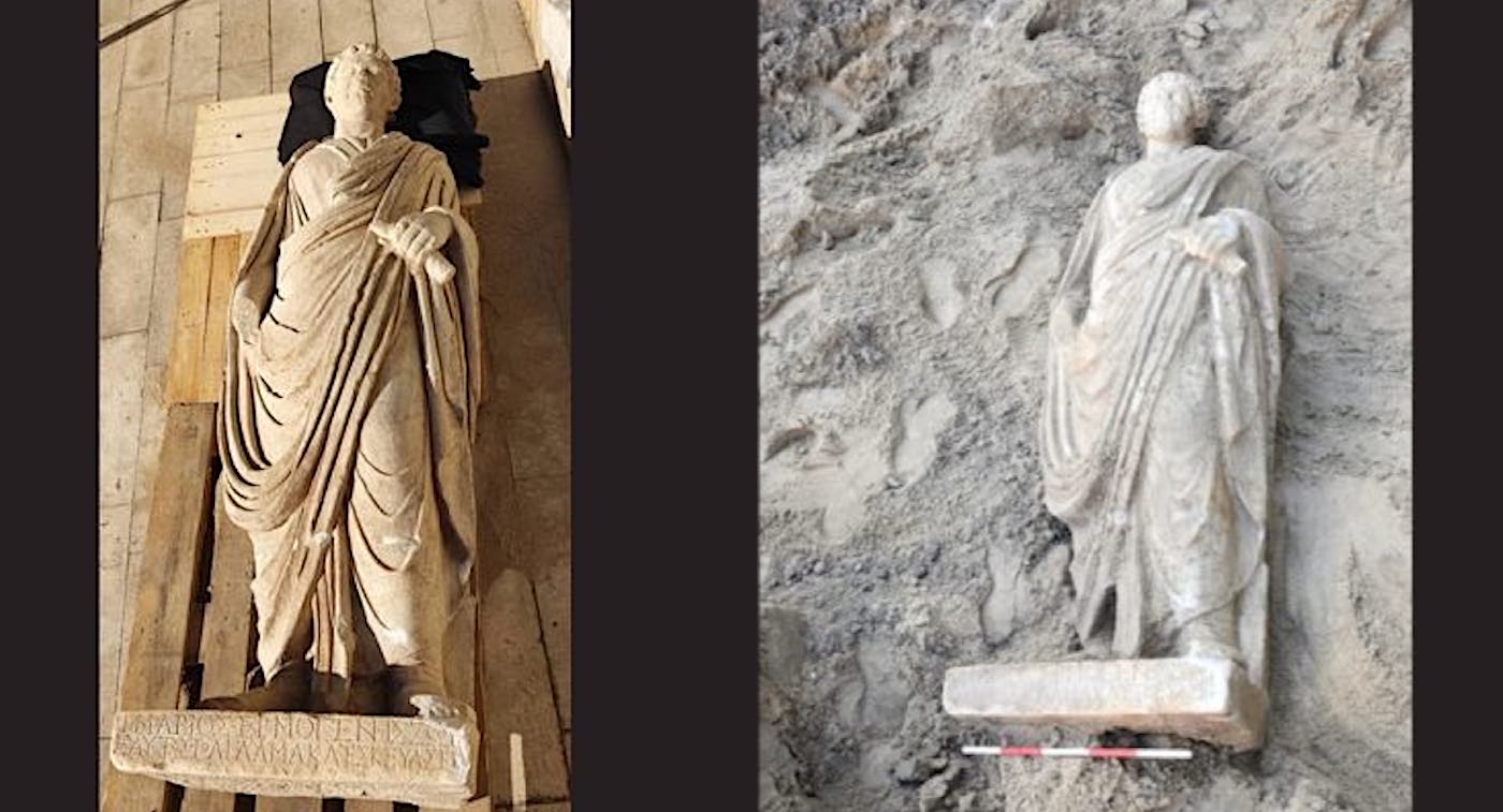 Near-Perfect Statue of Roman Citizen Unearthed During Construction in ...