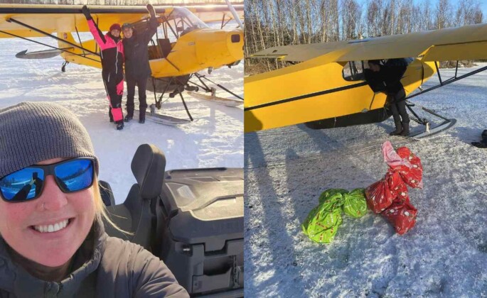 Alaskan Woman Drops Thanksgiving Turkeys from Plane to Help Feed Off ...