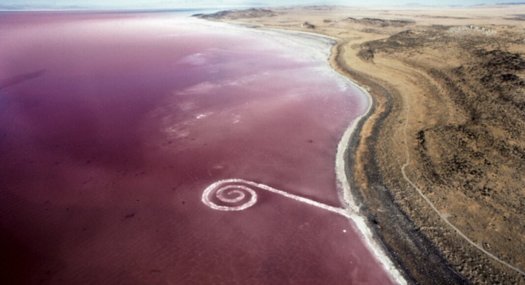 50-Year-old ‘Spiral Jetty’ Spins into History as Great Salt Lake ...