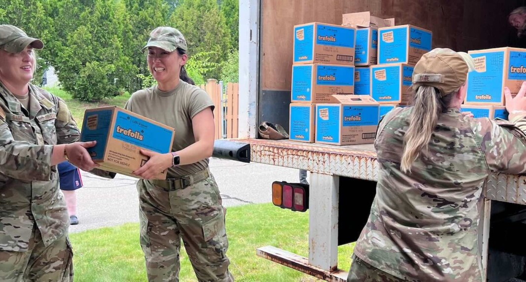 Massachusetts Girl Scouts Load 14,000 Boxes of Cookies Bound for ...