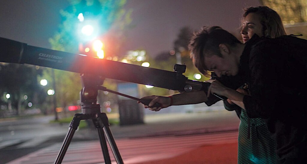 Telescopes Pop-Up on City Sidewalks to Engage Passersby in Free ...