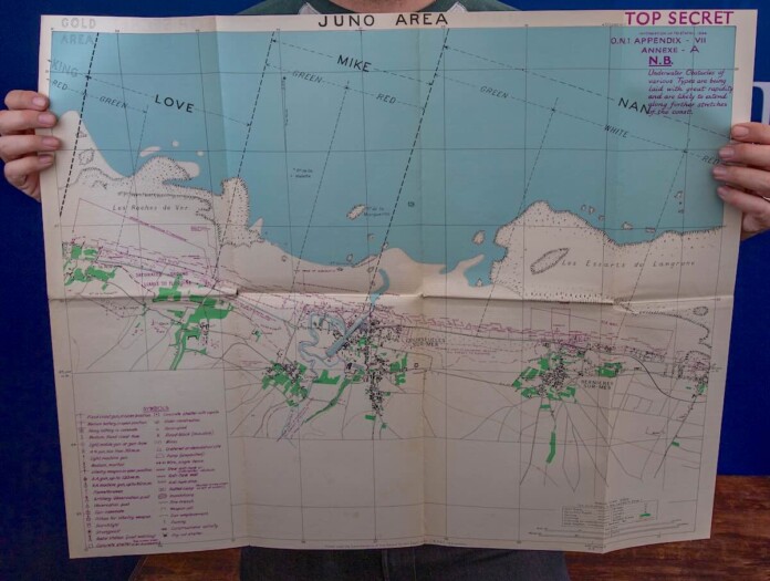 Top Secret D-Day Maps Found in Cardboard Box Detail Scary Defenses ...