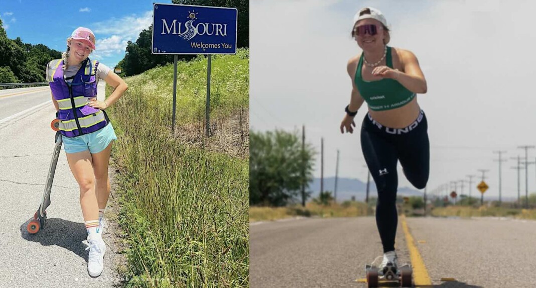 29-yo Becomes First Woman to Cross U.S. on a Skateboard–Honoring ...