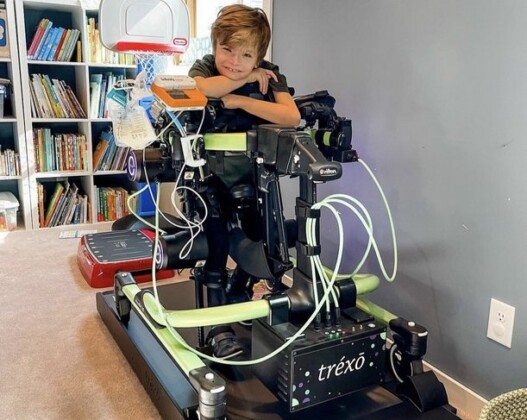 Exoskeleton Walker Allows Children to Take Their First Steps After ...