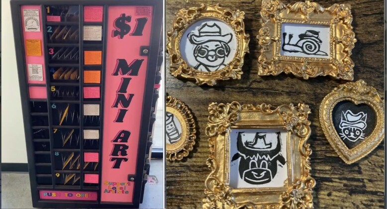 Minnesota Artist's 'Mini Art Vending Machine' Has Sold Nearly 3,000 ...